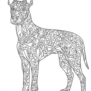 30 Dog Mandala Coloring Pages - Relaxing Printable Designs for Adults ...
