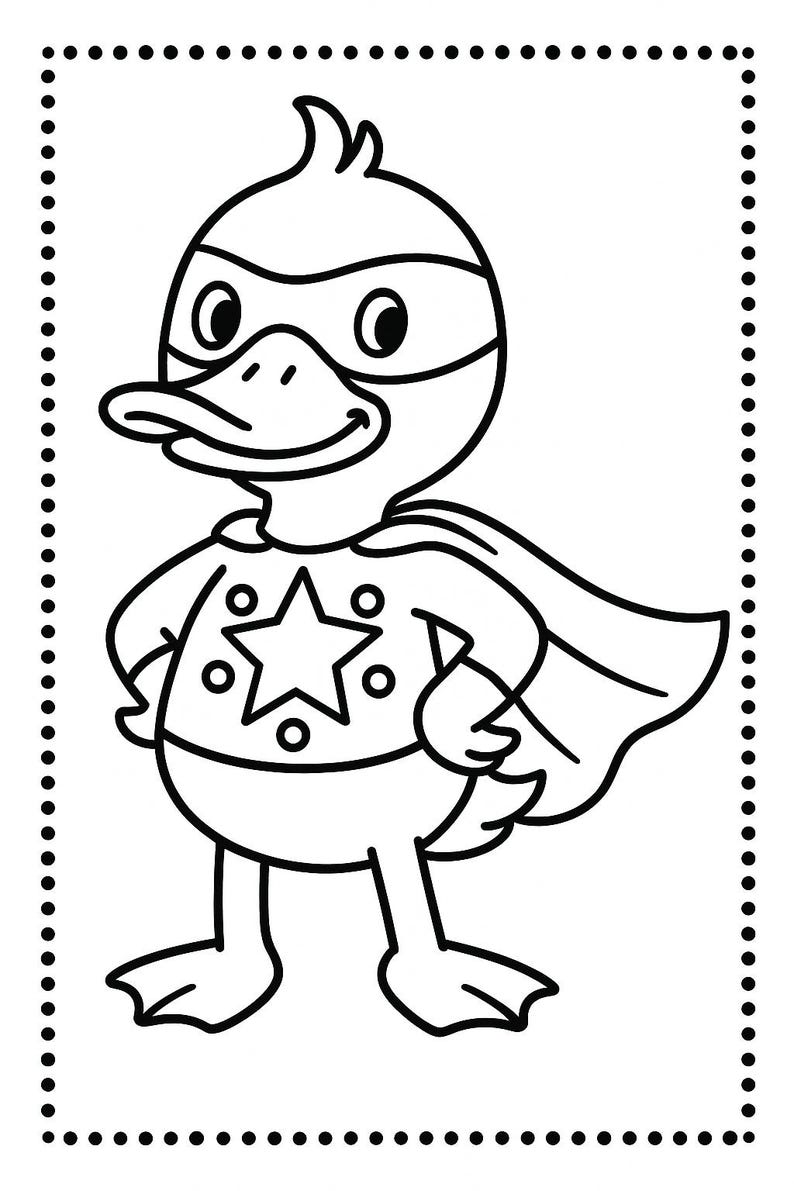 Superheroes Dot Marker Coloring Pages – 24 Printable Activity Sheets ...