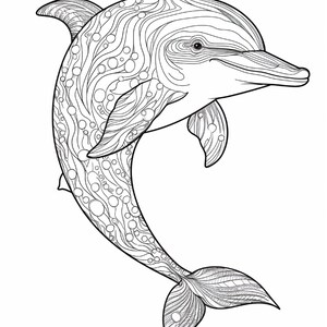 100 Dolphin Mandala Coloring Pages PDF, Beautiful and Relaxing Designs ...