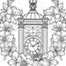 111 Clock Tower Coloring Pages: A Relaxing Journey Through Detailed ...