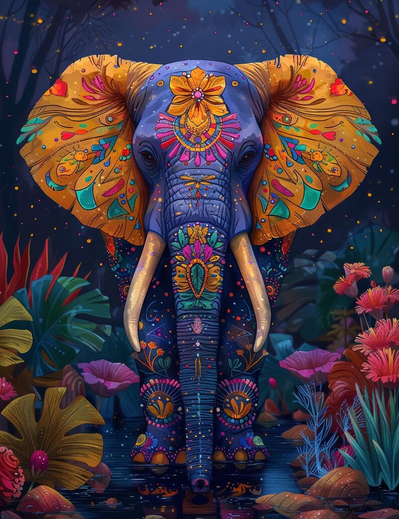 80 Elephant Mandala Coloring Pages PDF, Intricate and Relaxing Designs ...