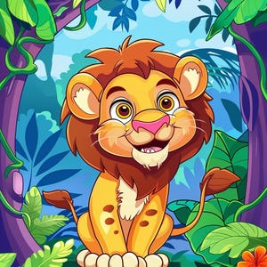 100 Lion Coloring Pages for Kids | Explore the Wild Jungle | Fun ...