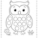 Forest Animals Dot Marker Coloring Pages | 24 Pages Printable Workbook ...