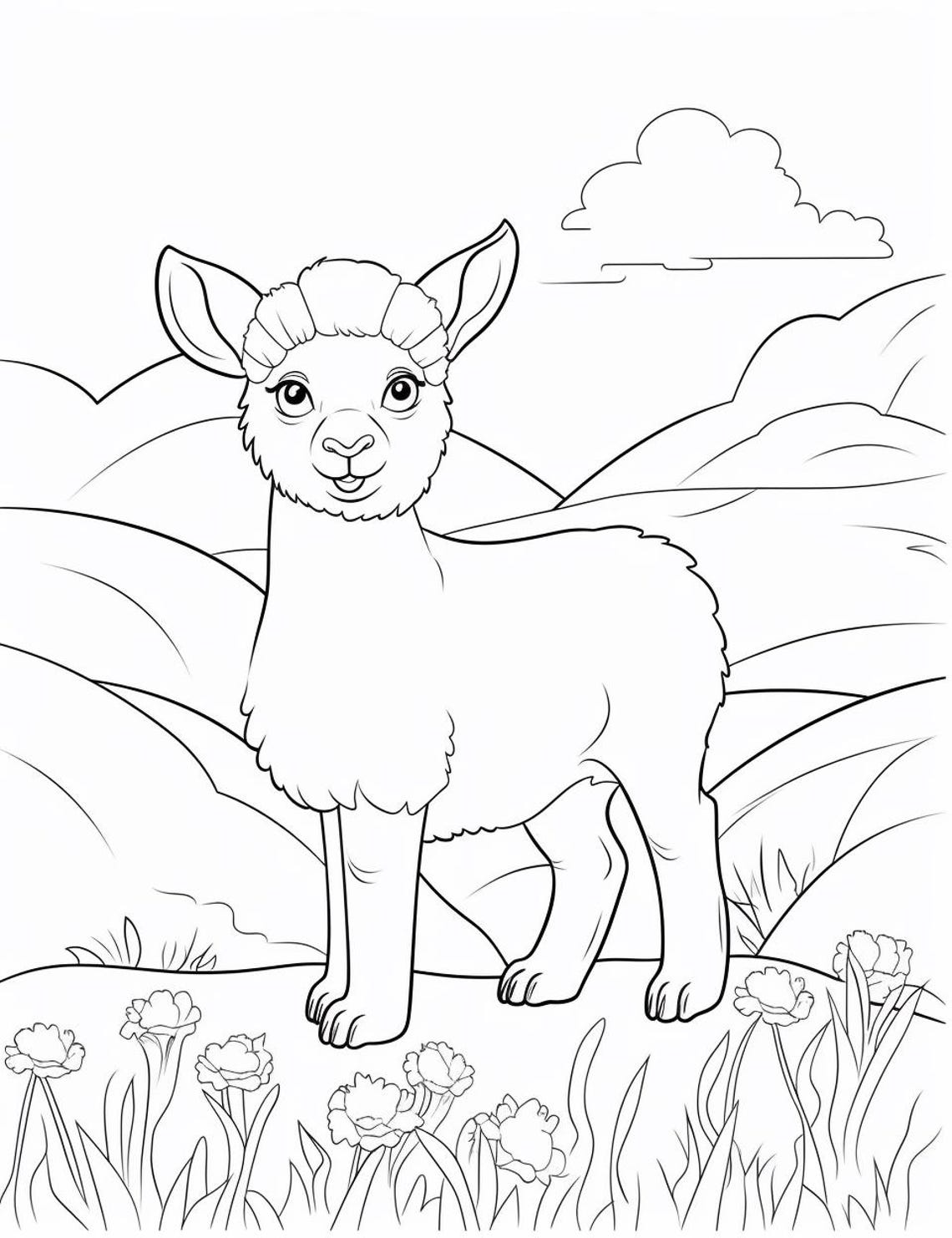 54 Sheep Coloring Pages in PDF Format for Kids – Fun, Creative, and ...