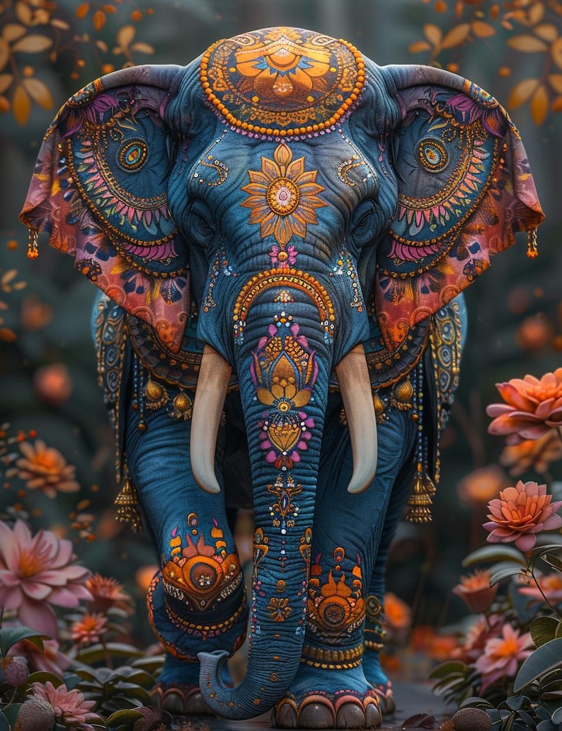 80 Elephant Mandala Coloring Pages PDF, Intricate and Relaxing Designs ...