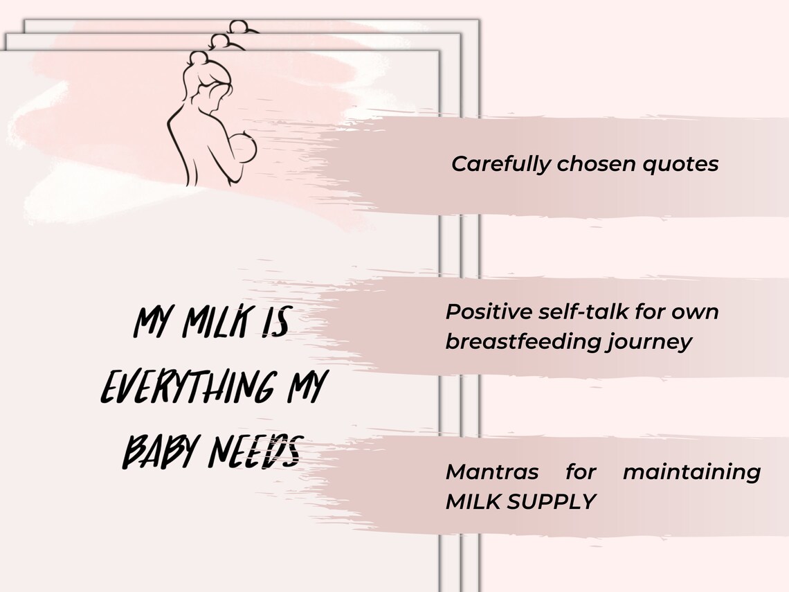 Breastfeeding Affirmation Cards | Digital Download | Positive ...