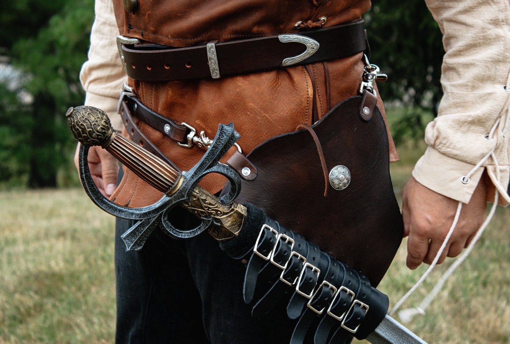 Rapier Sword Belt - Etsy