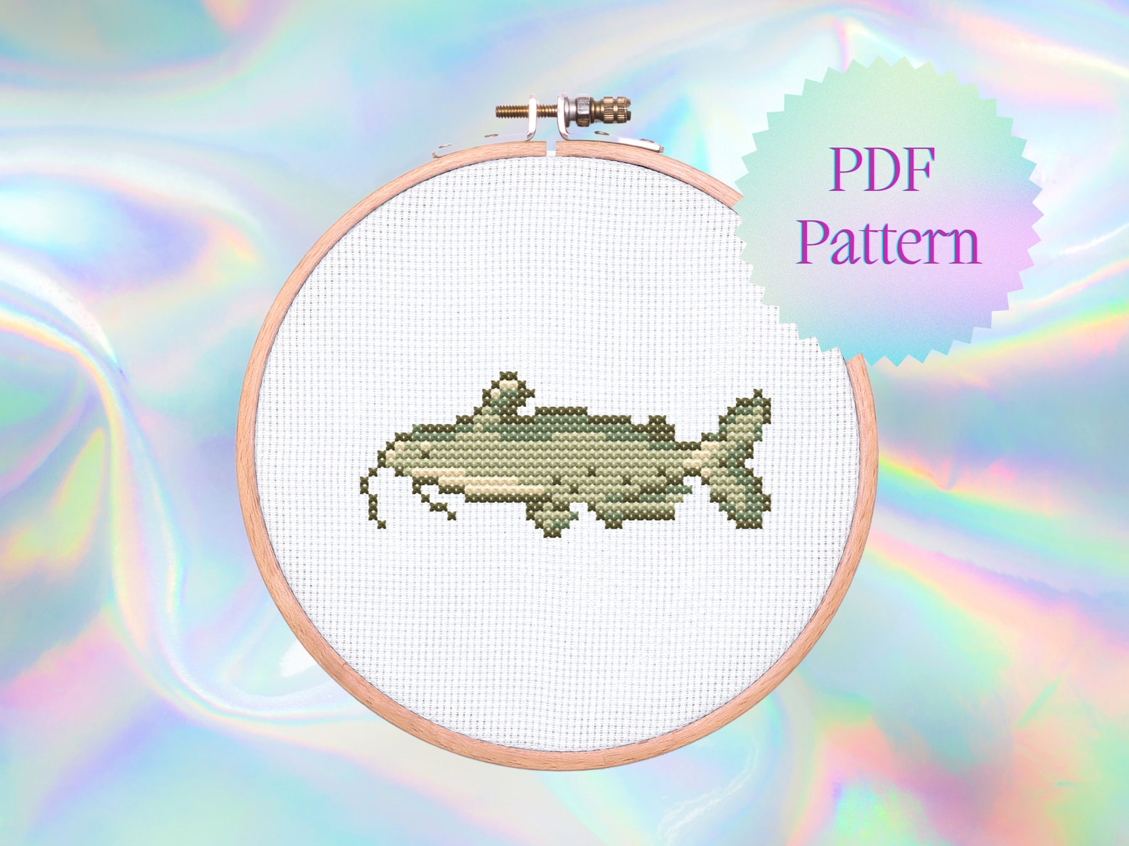 Catfish Cross Stitch Pattern Instant Download Animal Cross Stitch ...
