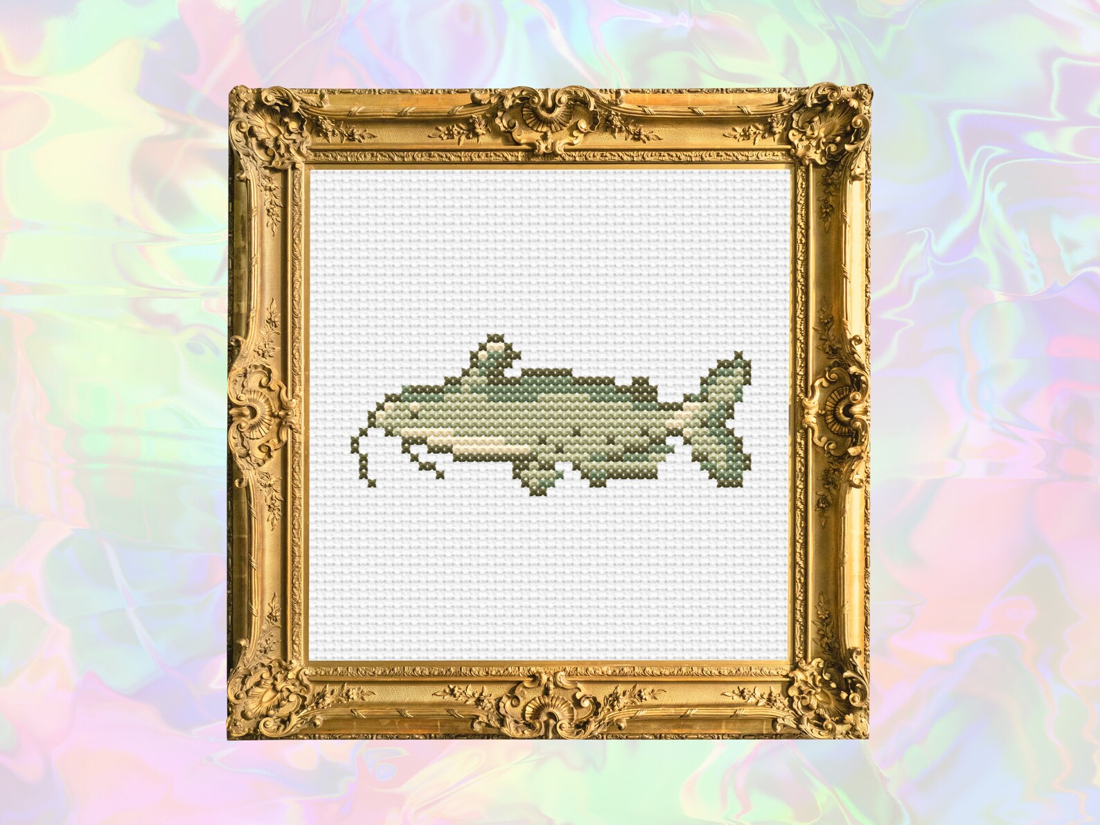 Catfish Cross Stitch Pattern | Instant Download | Animal Cross Stitch ...