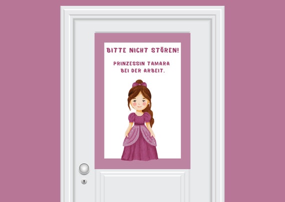 Please Do Not Disturb Princess at Work - Etsy