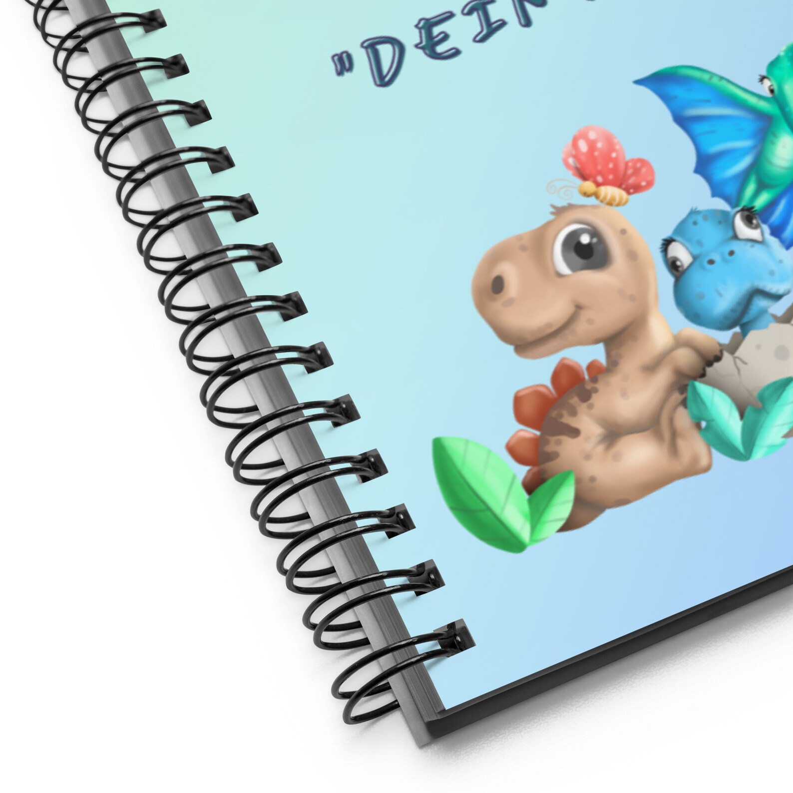 Spiral Notepad "full Dino Power for Your Start at School - With Name ...