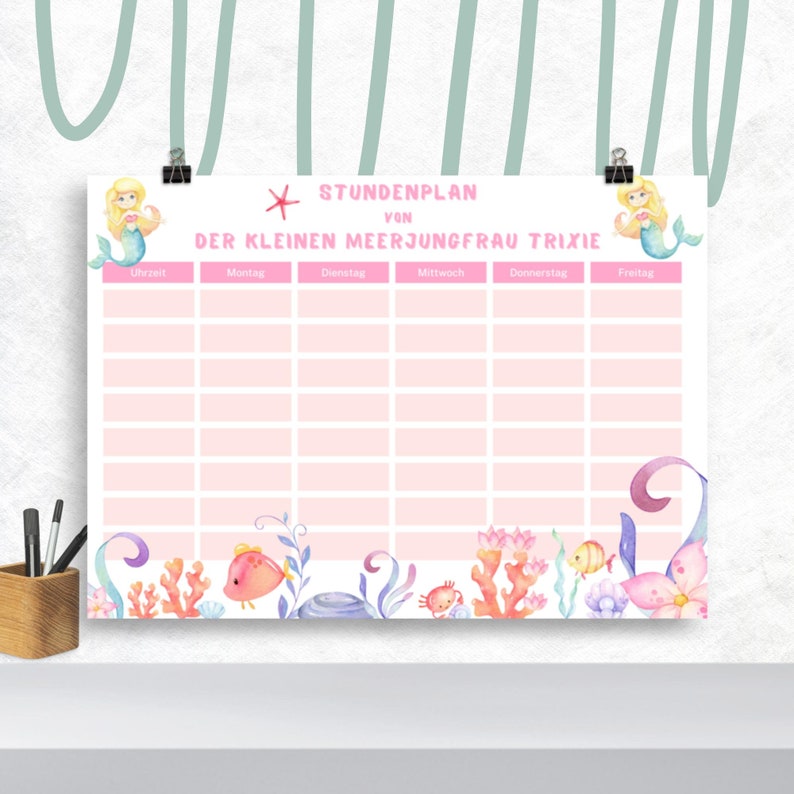 Lesson Plan of Little Mermaid ........ - Etsy