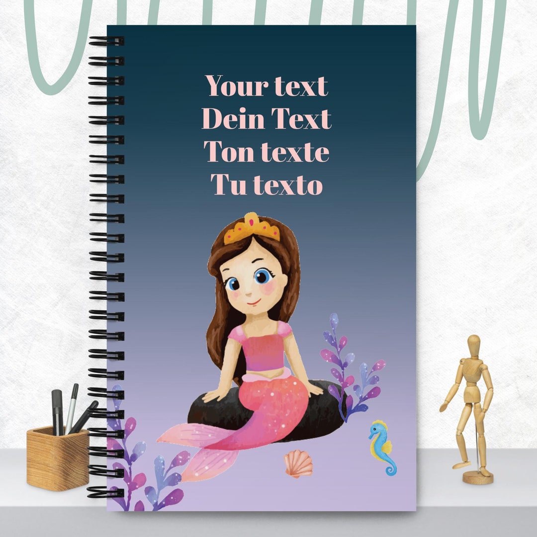 Spiral Notepad for Little Mermaids - Etsy