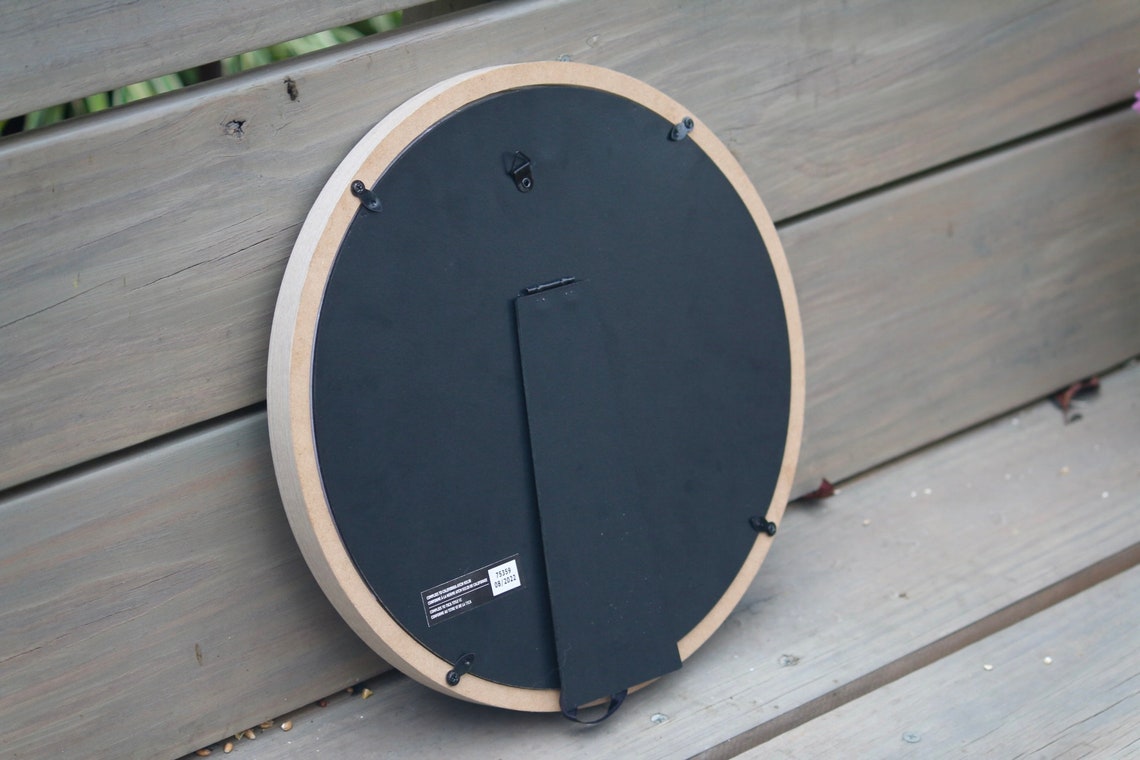 Blue Wild Flowers & Fern Circular Photo Frame - Etsy