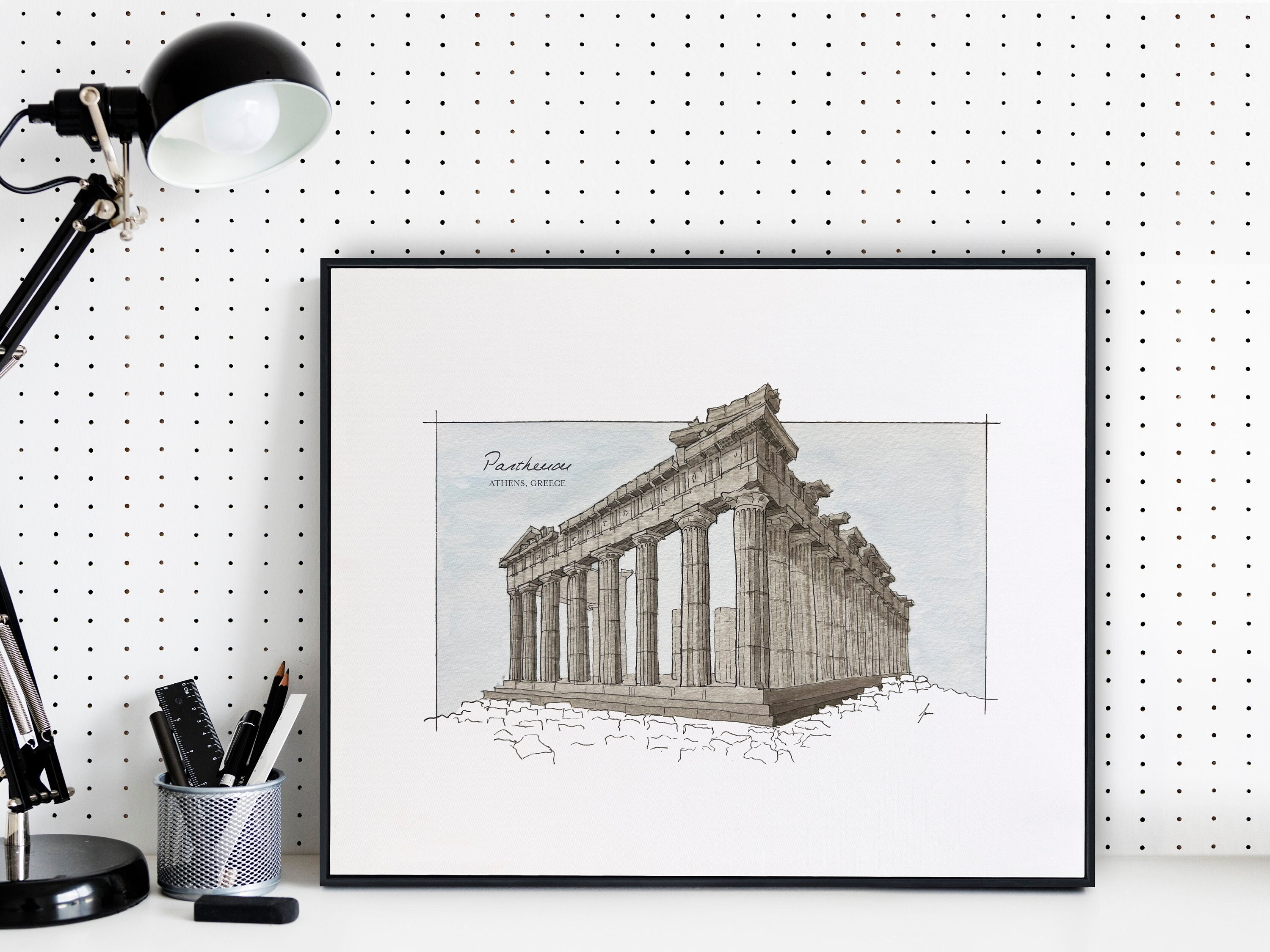 Parthenon Drawing For Kids