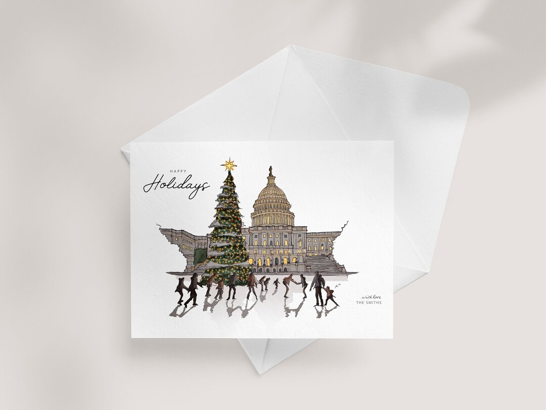 Custom Holiday Cards, Company Christmas Cards, Washington, DC Christmas ...