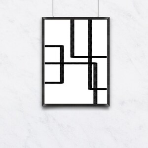 Printable Gallery Set of 3 Abstract Home Decor Art Prints - Etsy