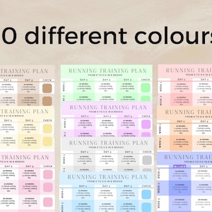 8-week Beginner Running Training Plan, 0 to 5K, Starter Runner Scheme ...