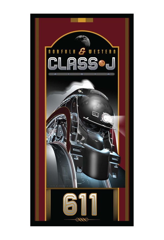 611 Class J 4 8 4 Fine Art Print - Etsy