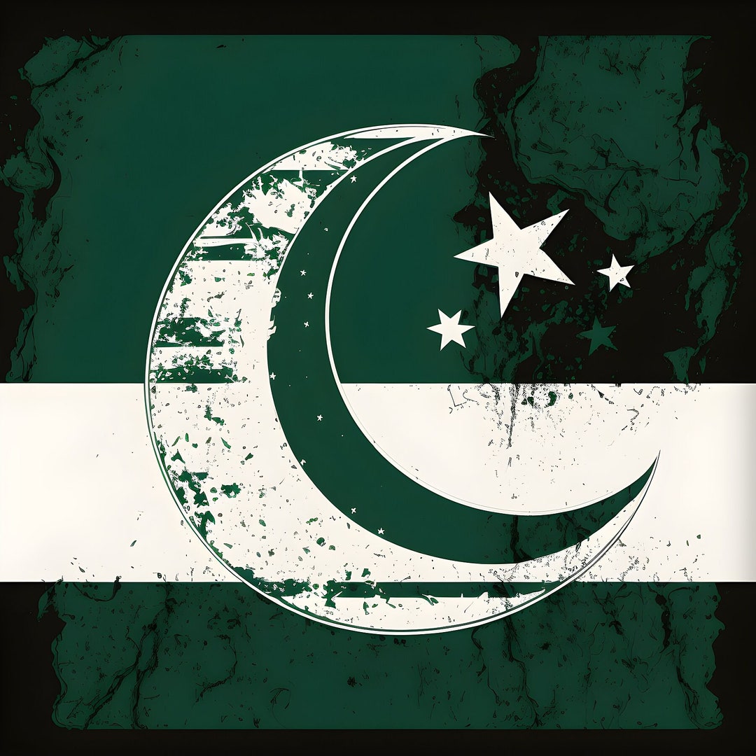Wall Art Pakistan Flag Redesign - Etsy