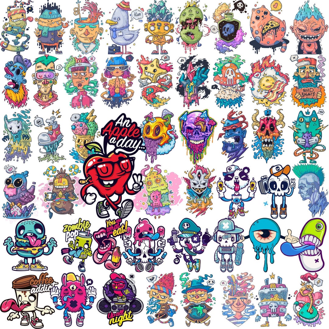 Wings Svg Stickers Sticker Svg Png Pdf Digital Bundle - Etsy