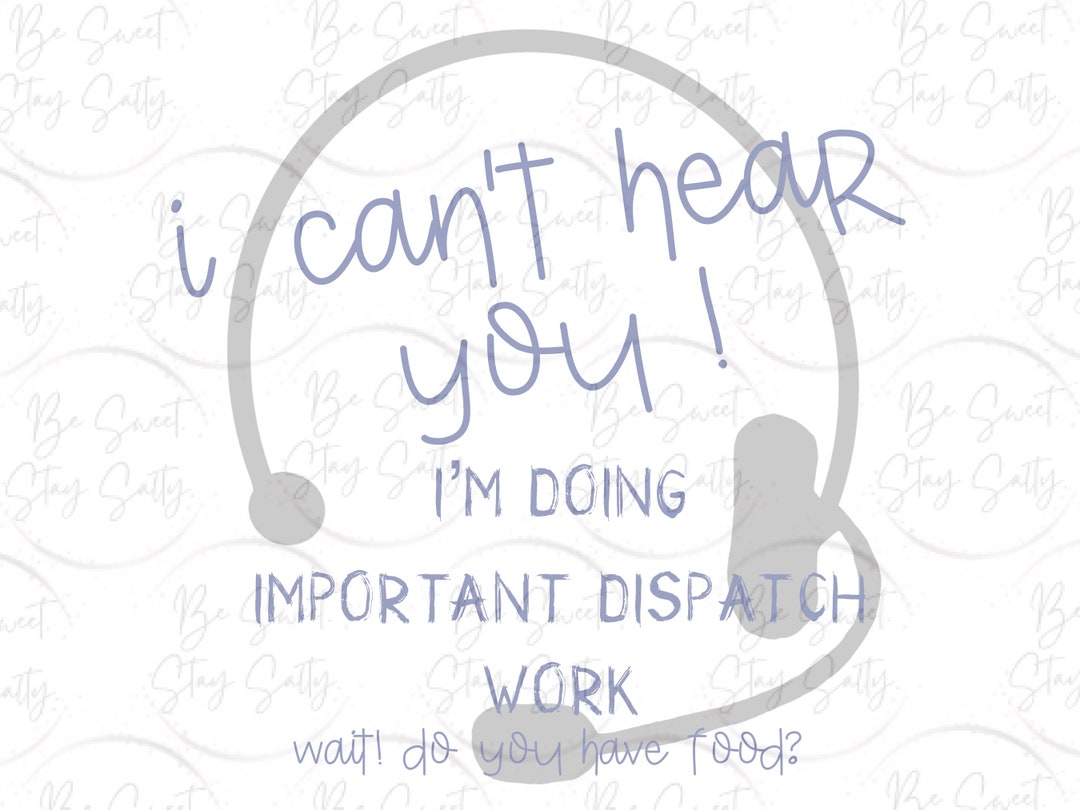 Important Dispatch Work - PNG - Digital Design - Etsy
