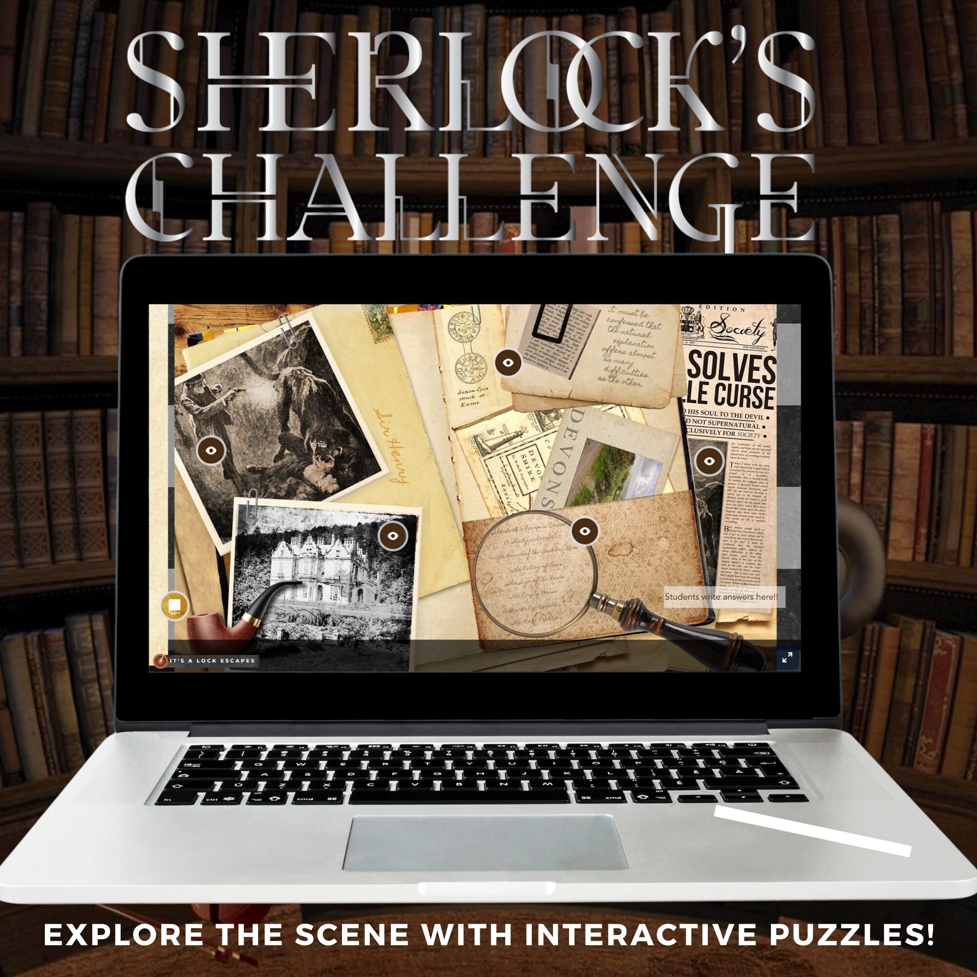Sherlock's Challenge Virtual Escape Room CSI Digital - Etsy