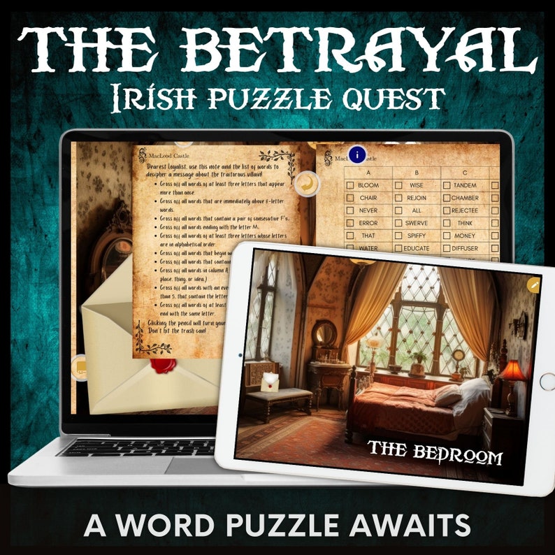 The Betrayal an Irish Puzzle Quest Team-building Virtual Escape ...