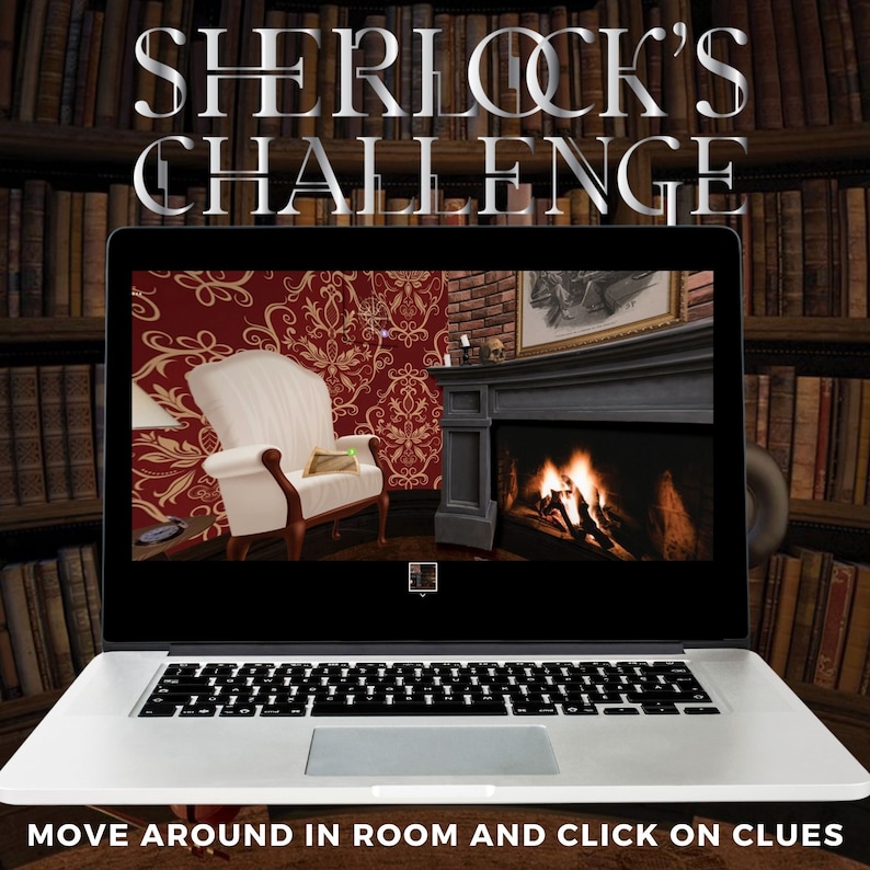 Sherlock's Challenge Virtual Escape Room: Family Mystery Game (digital ...