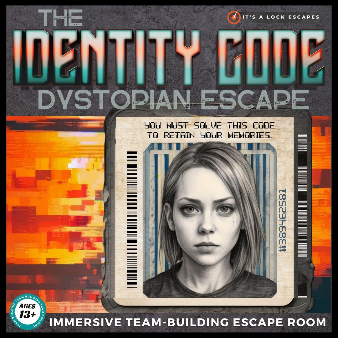 Dystopian Virtual Escape Room: the Identity Code, Team Building Game - Etsy