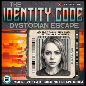 Dystopian Virtual Escape Room: the Identity Code, Team Building Game - Etsy