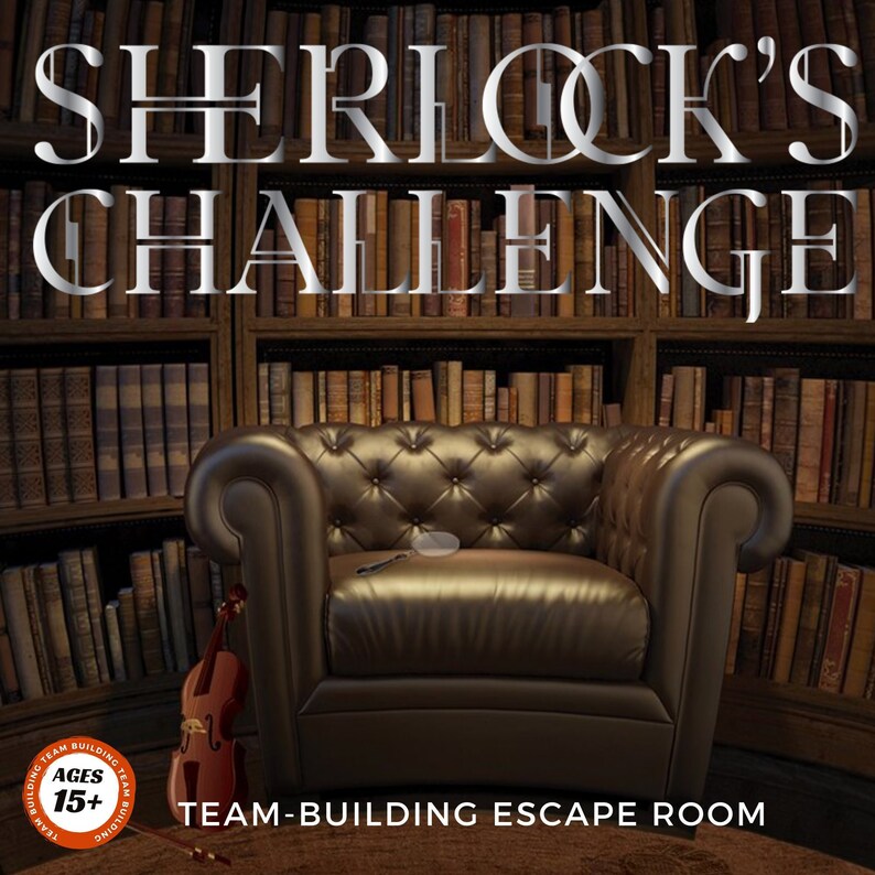 Sherlock's Challenge Virtual Escape Room CSI Digital - Etsy