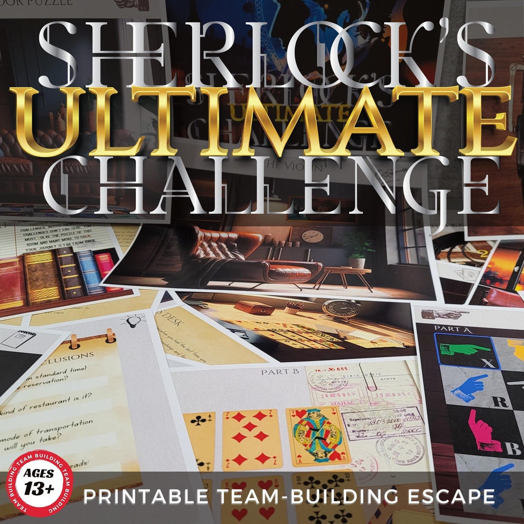 Sherlock Holmes Escape Room: Ultimate Challenge, Team-building ...