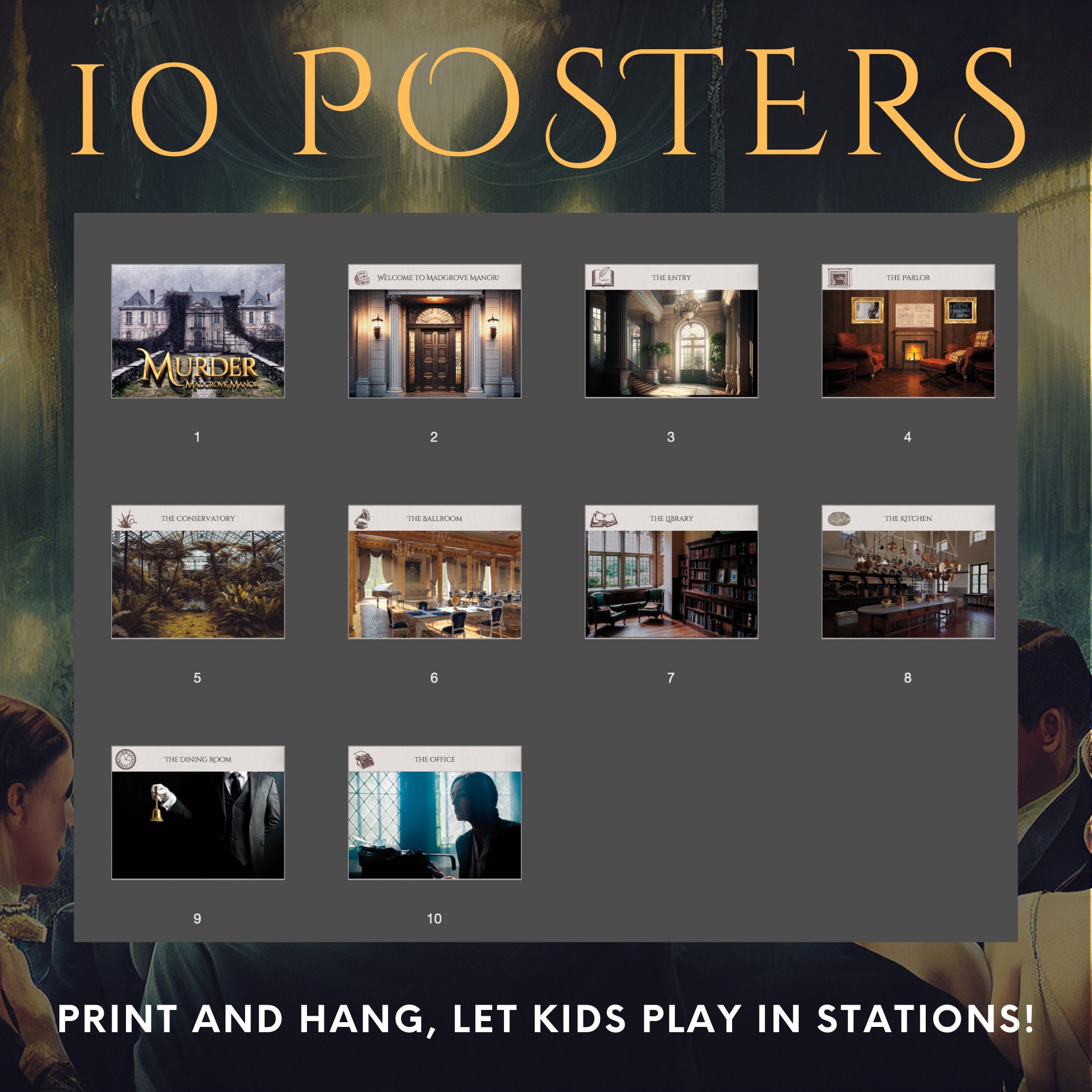 Murder Mystery Virtual Escape Room, Puzzles & Logic Virtual Escape Room ...