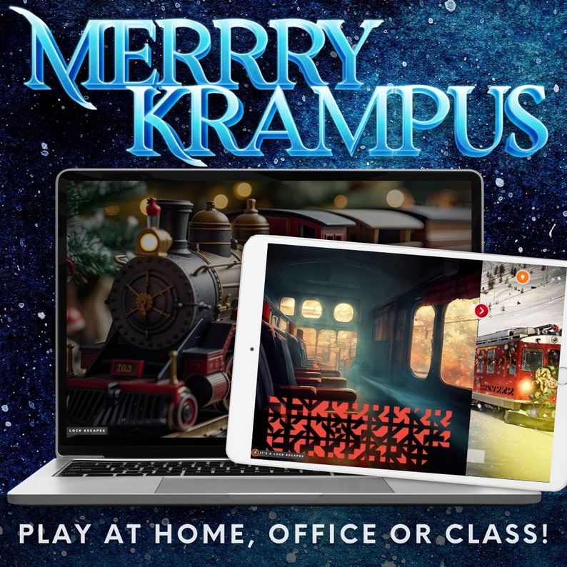 Merry Krampus Christmas Virtual Escape Room: Family Online Game ...