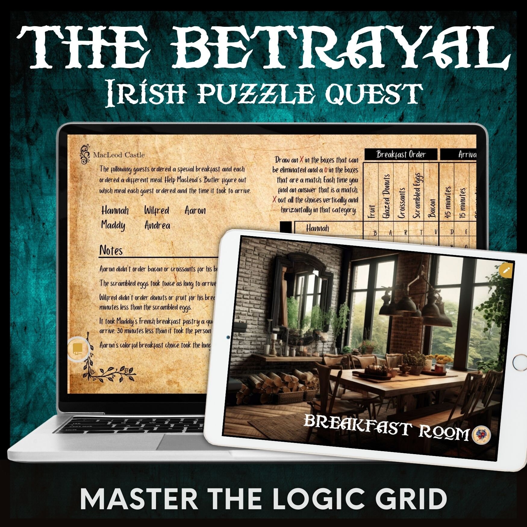 The Betrayal - an Irish Puzzle Quest - Team-building Virtual Escape ...