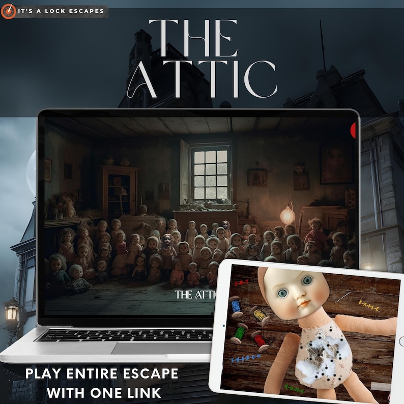 Halloween Haunted Mansion Virtual Escape Room: Family Game Night ...