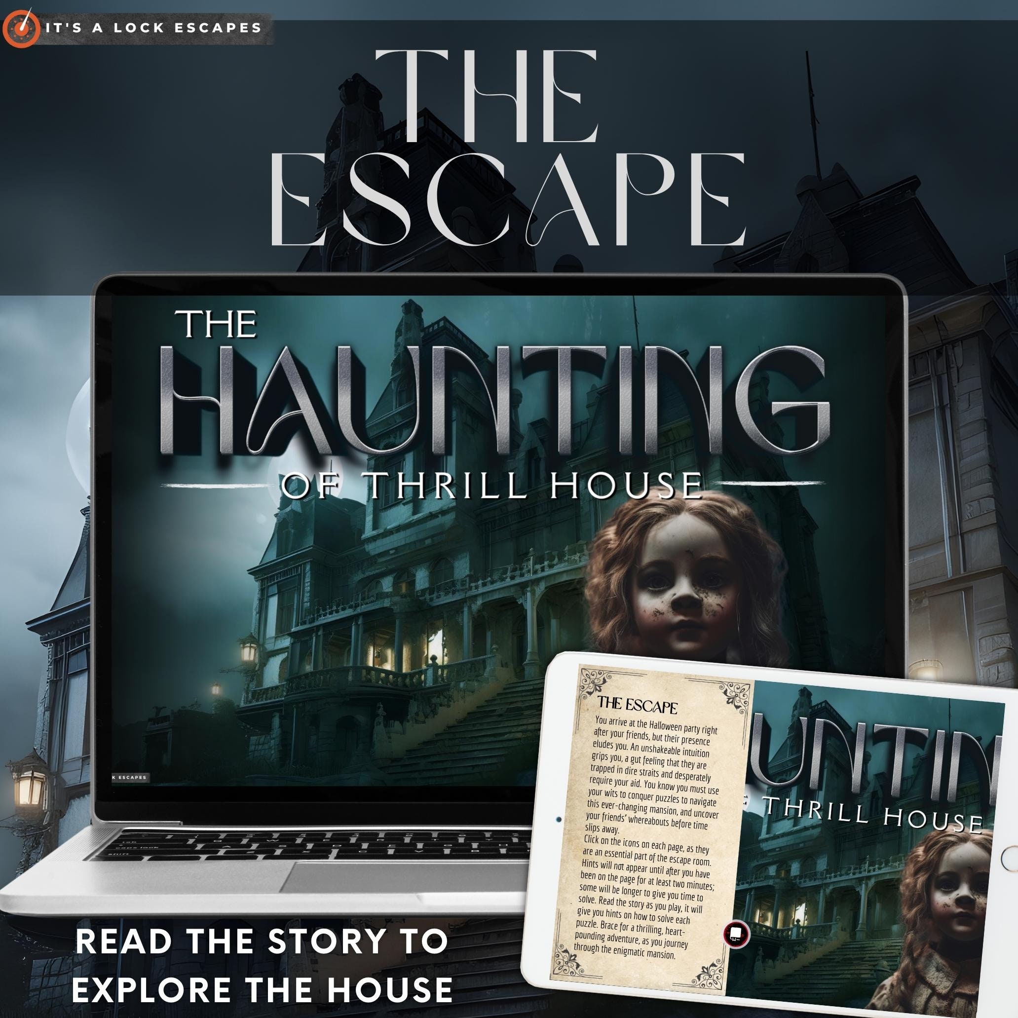 Halloween Haunted Mansion Virtual Escape Room: Family Game Night ...