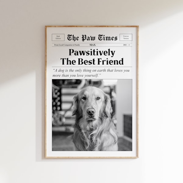 Custom Dog Poster - Etsy