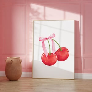 Set of 3 Coquette Pink Bows Collage Prints, Coquette Room Decor ...