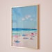Tiny People in Beach Art Print, Summer Poster, Beach House Decor ...