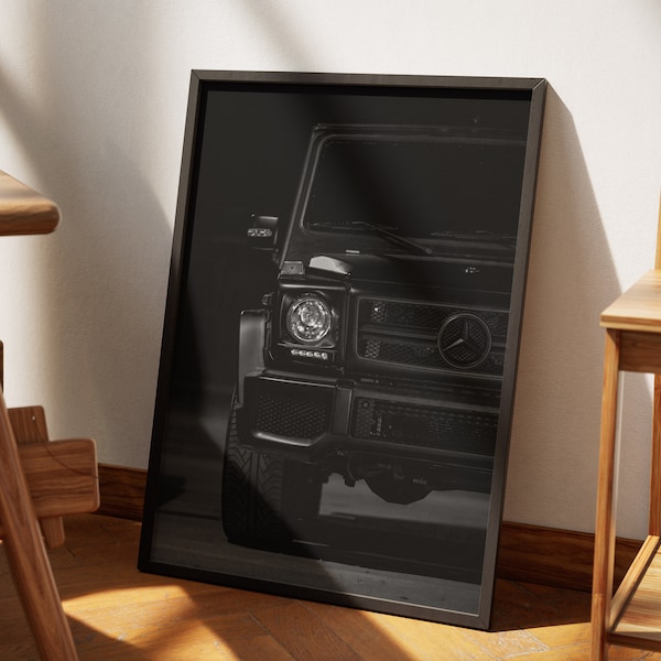 Black and White G Wagon Poster - Etsy