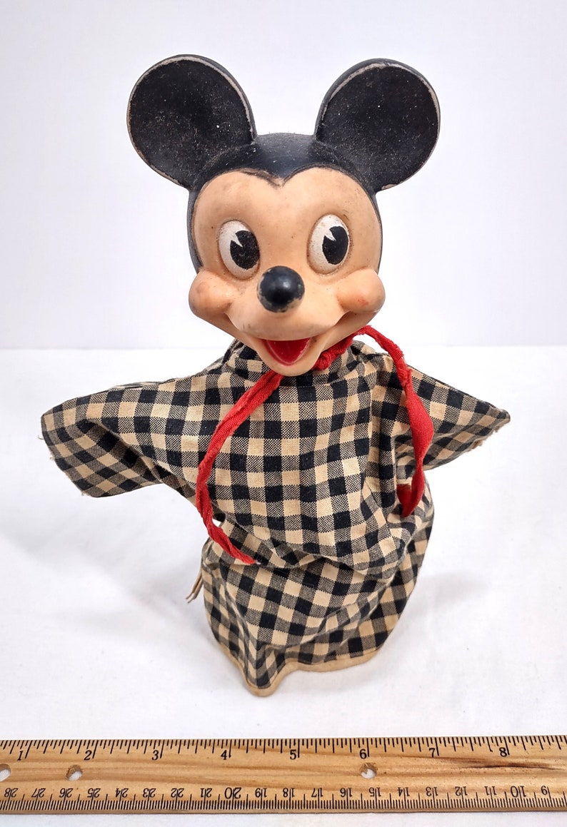 Vintage 1960s Gund Mickey Mouse Hand Puppet - Etsy