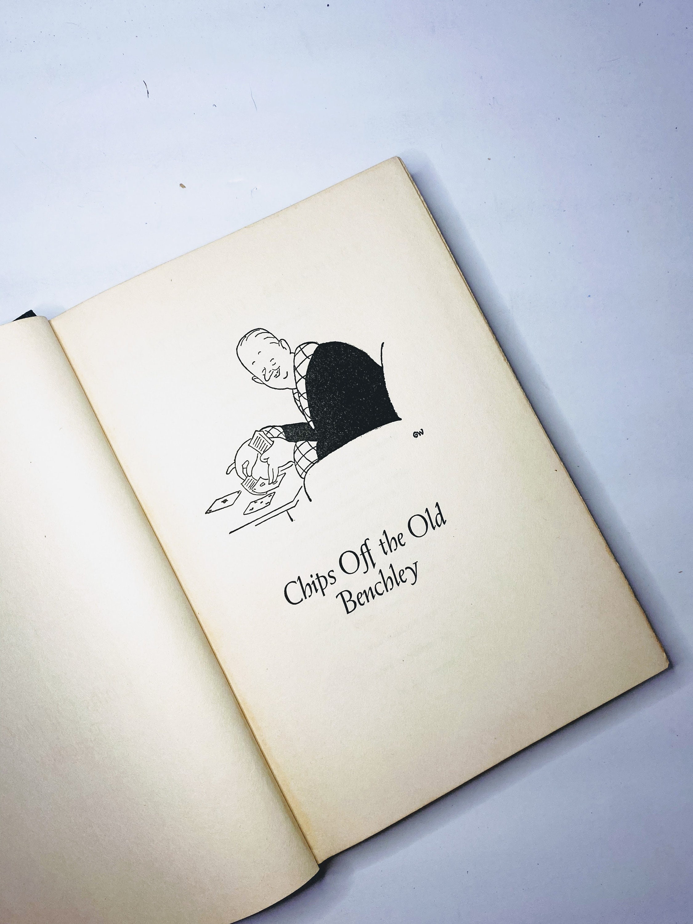 Chips off the Old Benchley 1949 Robert Benchley Gluyas Williams Vintage ...