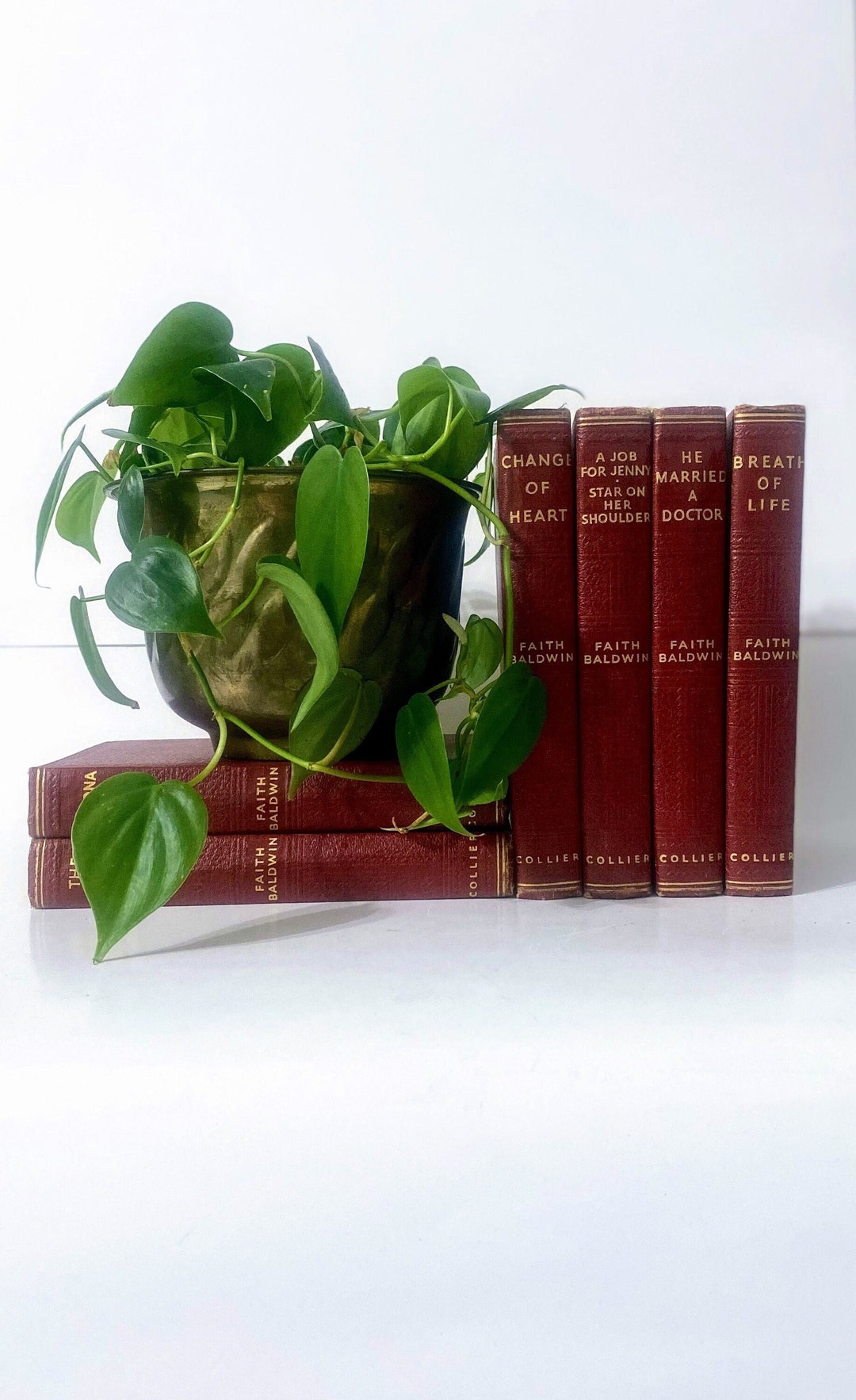 Vintage Decorative Book Bundle | Lot of 6 | Faith Baldwin Romance ...