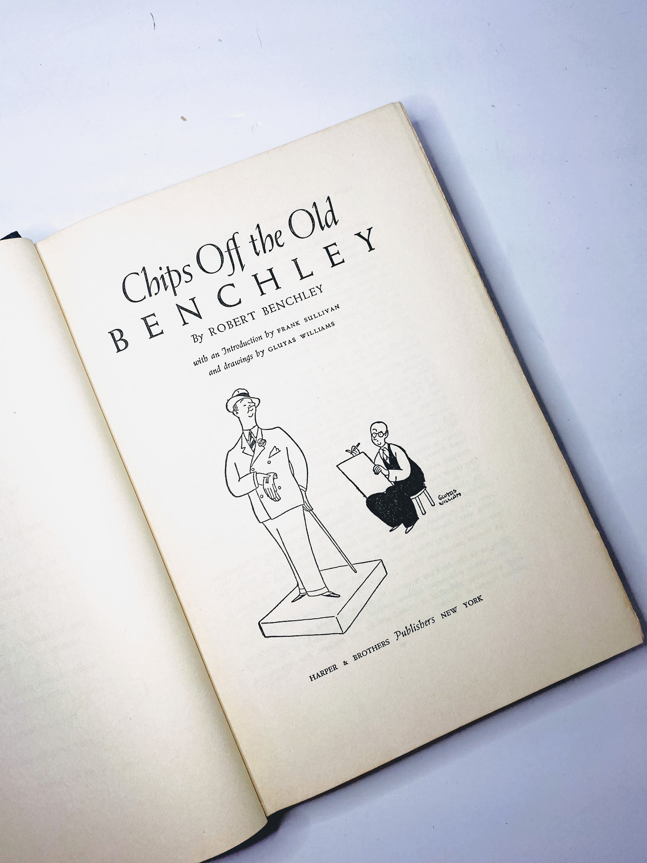 Chips off the Old Benchley 1949 Robert Benchley Gluyas Williams Vintage ...