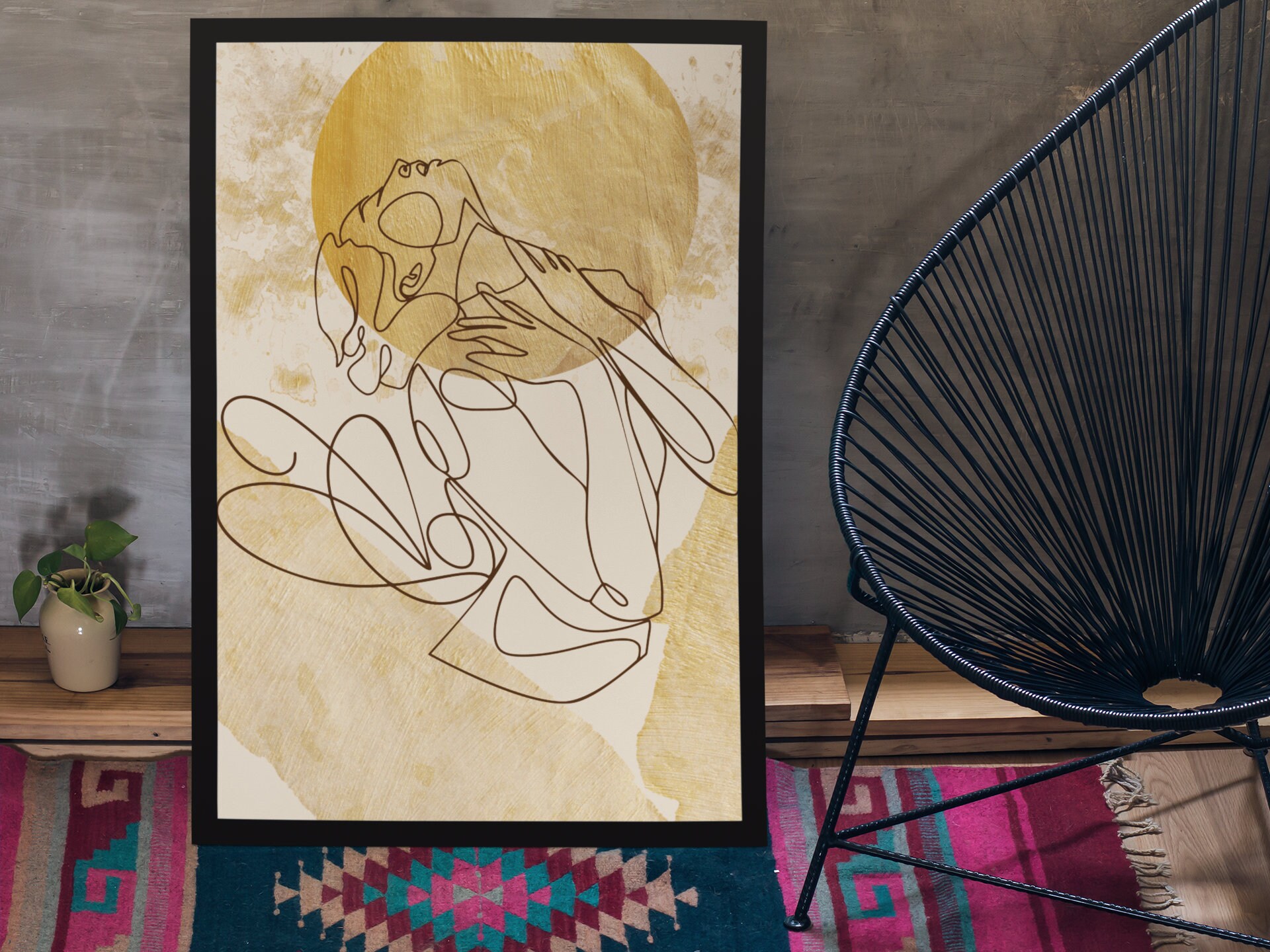 Female Body Wall Art Modern Printable Female Body Digital Print Female ...