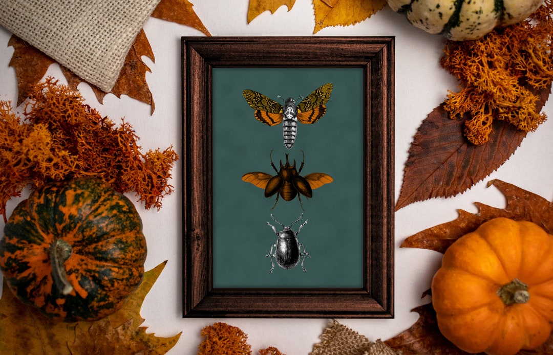 Halloween Poster Autum Art Print Halloween Wall Art Digital Print ...