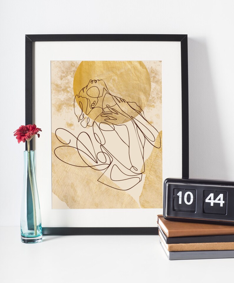 Female Body Wall Art Modern Printable Female Body Digital Print Female ...