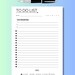 Minimalist to Do List Printable, Productivity Planner, Simple Tasks ...